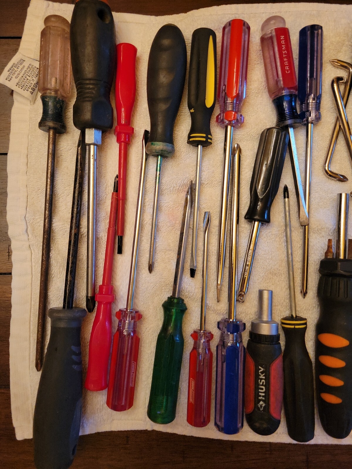 Huge Screwdriver Lot Mechanics Special Philips Flat Head Craftsman USA ...