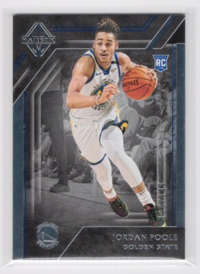 2019-2020 Panini Chronicles Majestic Jordan Poole #/249 Rookie Card RC ...