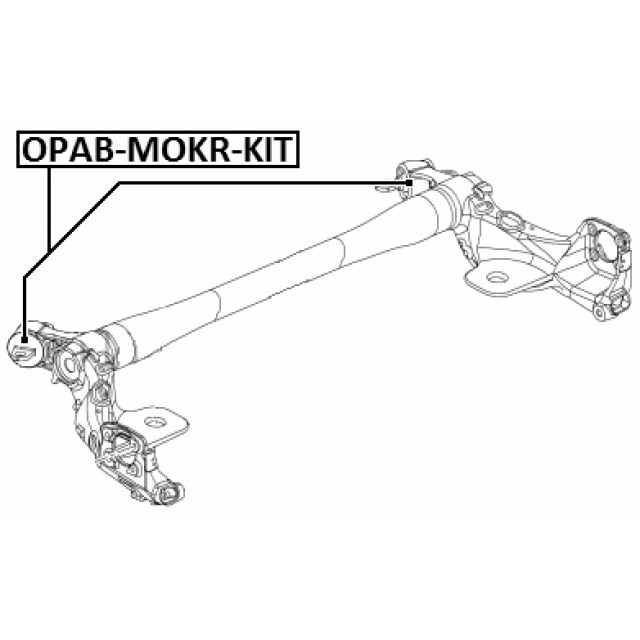 Rear Axle Carrier Subframe Bush Kit for Chevrolet Trax Vauxhall Mokka ...