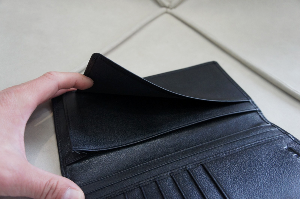 NIB Genuine Lexus Premium Blk Leather Credit Card Cash Bill Cheque ...