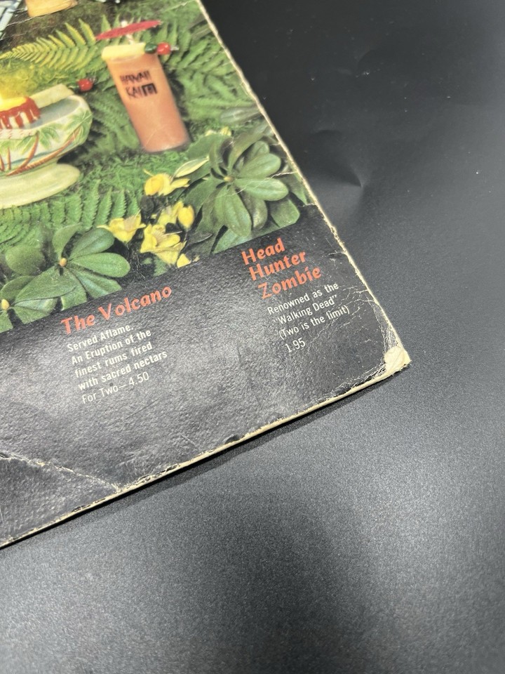 Vintage Tiki Menu Hawaii Kai New York Partial Insert Colorful ...
