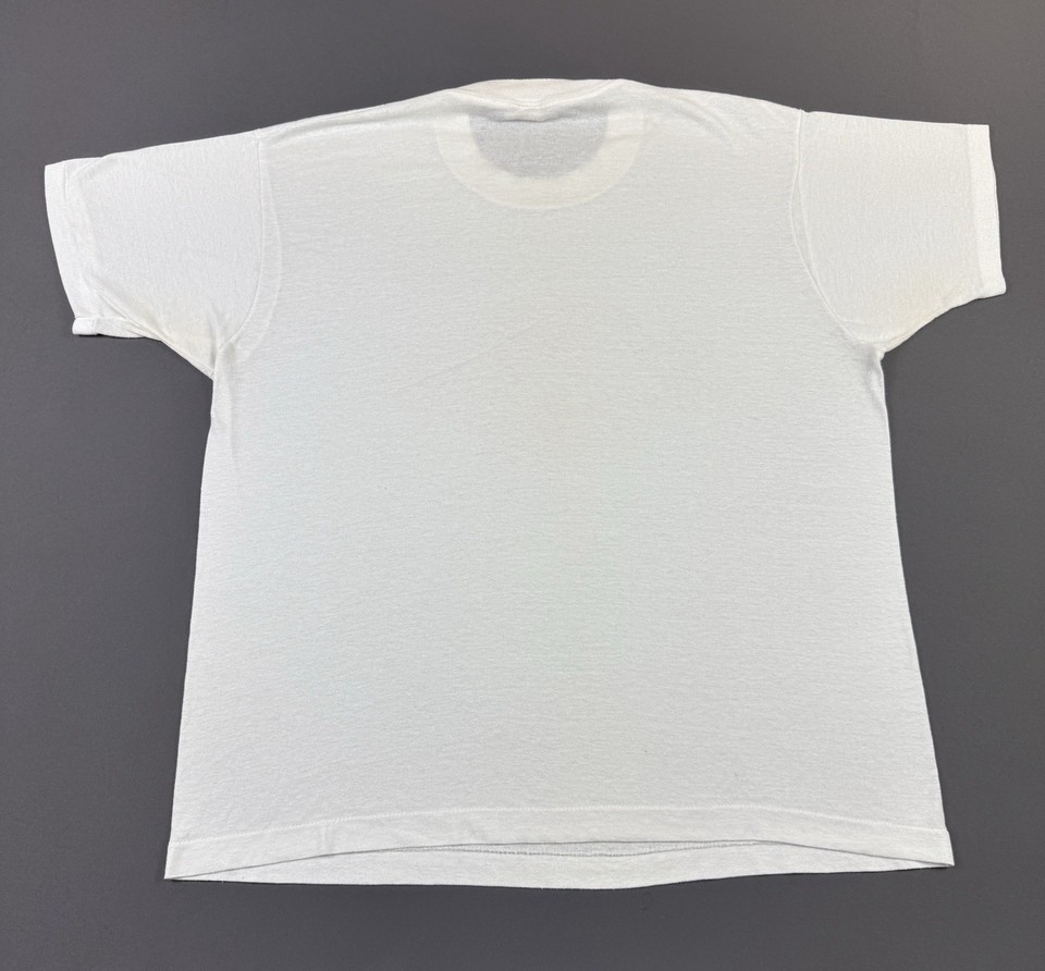 Rare Vintage 80s 90s Furlanis Food Promo Logo White Single Stitch Shirt ...