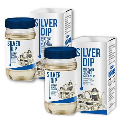 Silver Dip Instant Silver Cleaner Silver Cleaning Liquid 300Ml (Pack Of ...