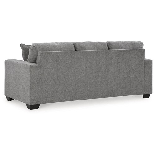 Bowery Hill Contemporary Corner-blocked frame Gray Queen Sofa Sleeper ...