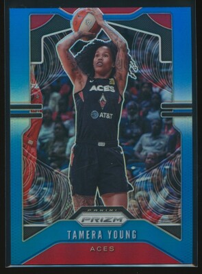 Tamera Young 2020 Panini Prizm WNBA Blue Prizm /149 #73 | eBay