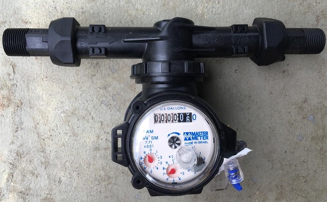 10 NEW Master Meter FAM Water Meter With Flow Tubes & Couplings ...