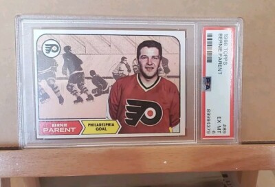 BERNIE PARENT 1968 ROOKIE CARD # 89 PSA 6 | eBay