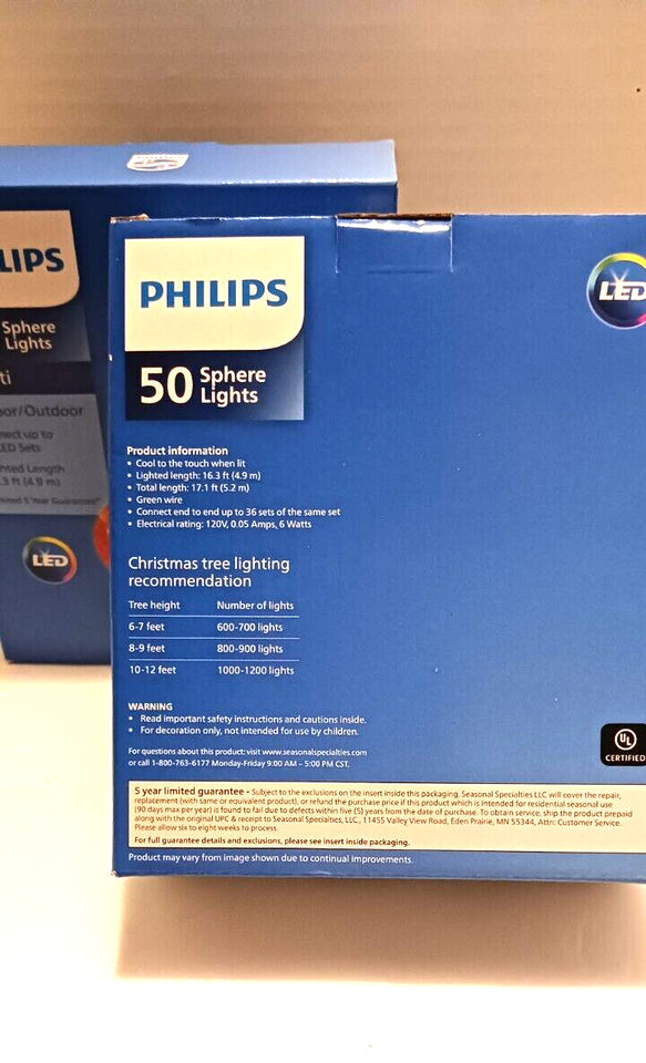 50 LED SPHERE STRING LIGHTS CONNECT END TO END | eBay