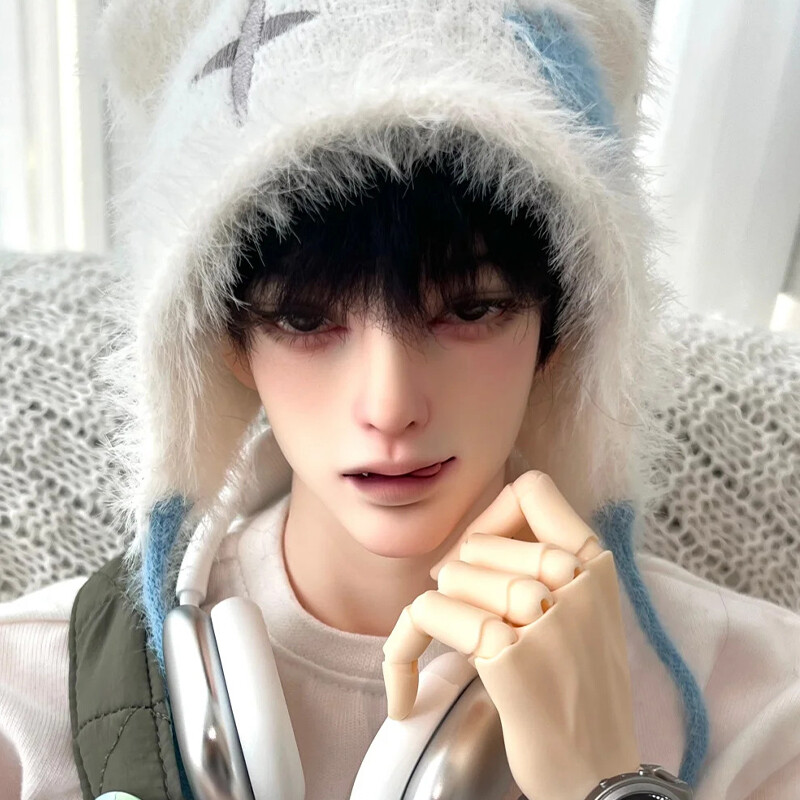 Handmade 1/3 BJD Doll Handsome Man Male Eyes Resin Body with Face ...