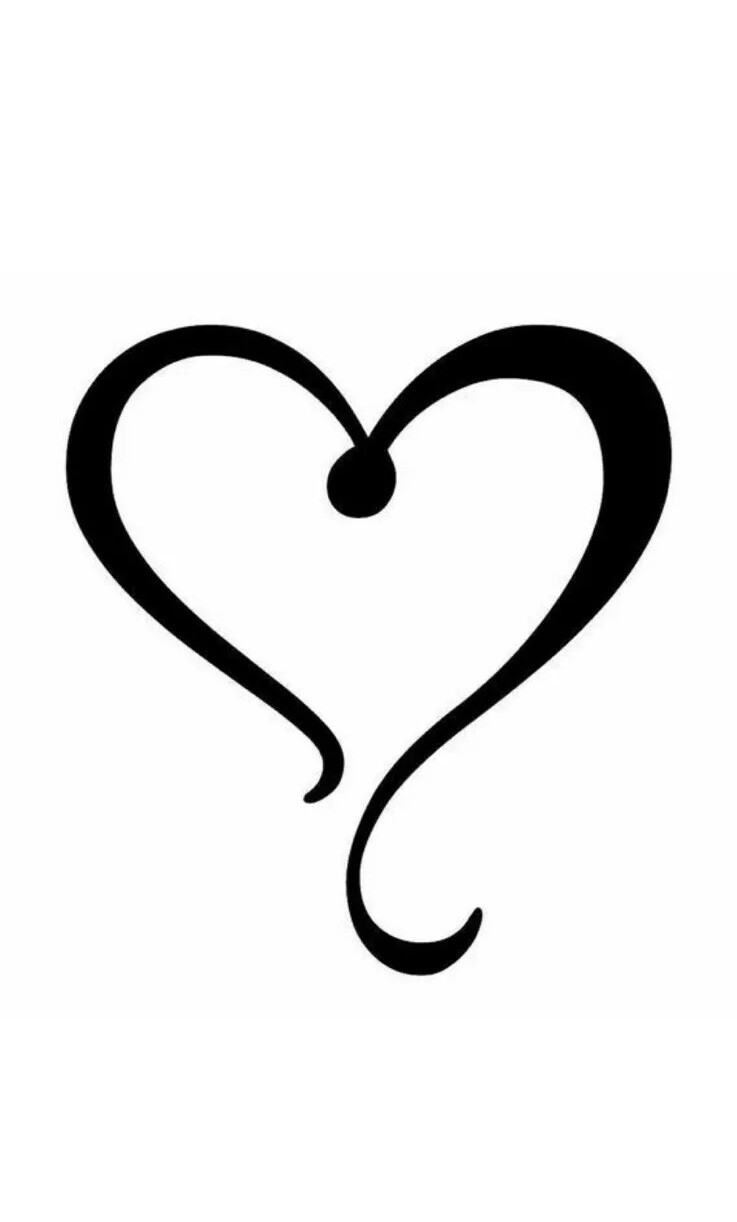 Heart Interlocking Valentines Day Car Truck Window Die Cut Vinyl Decal ...