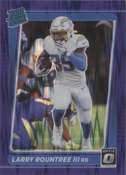 2021 Panini Donruss Optic - Rated Rookie Larry Rountree III #256 Purple ...