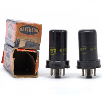 ONE 6SF7 RAYTHEON NOS Tube Röhre Lampe TSF Valvola Valvula Valve 진공관 ...
