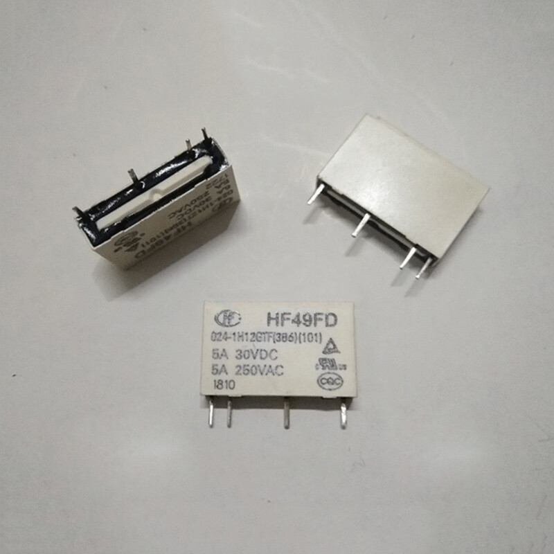 5PCS HONGFA HF49FD-024-1H12GTF Power Relay 24VDC 4Pin 5A 250VAC | eBay