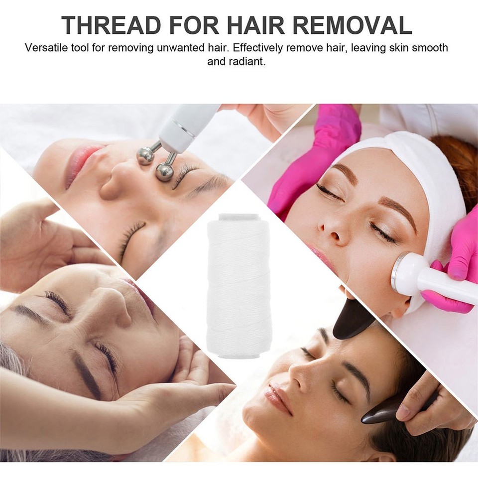 10 Rolls Threading Thread Hair Removal Cotton Thread for Facial Hair ...