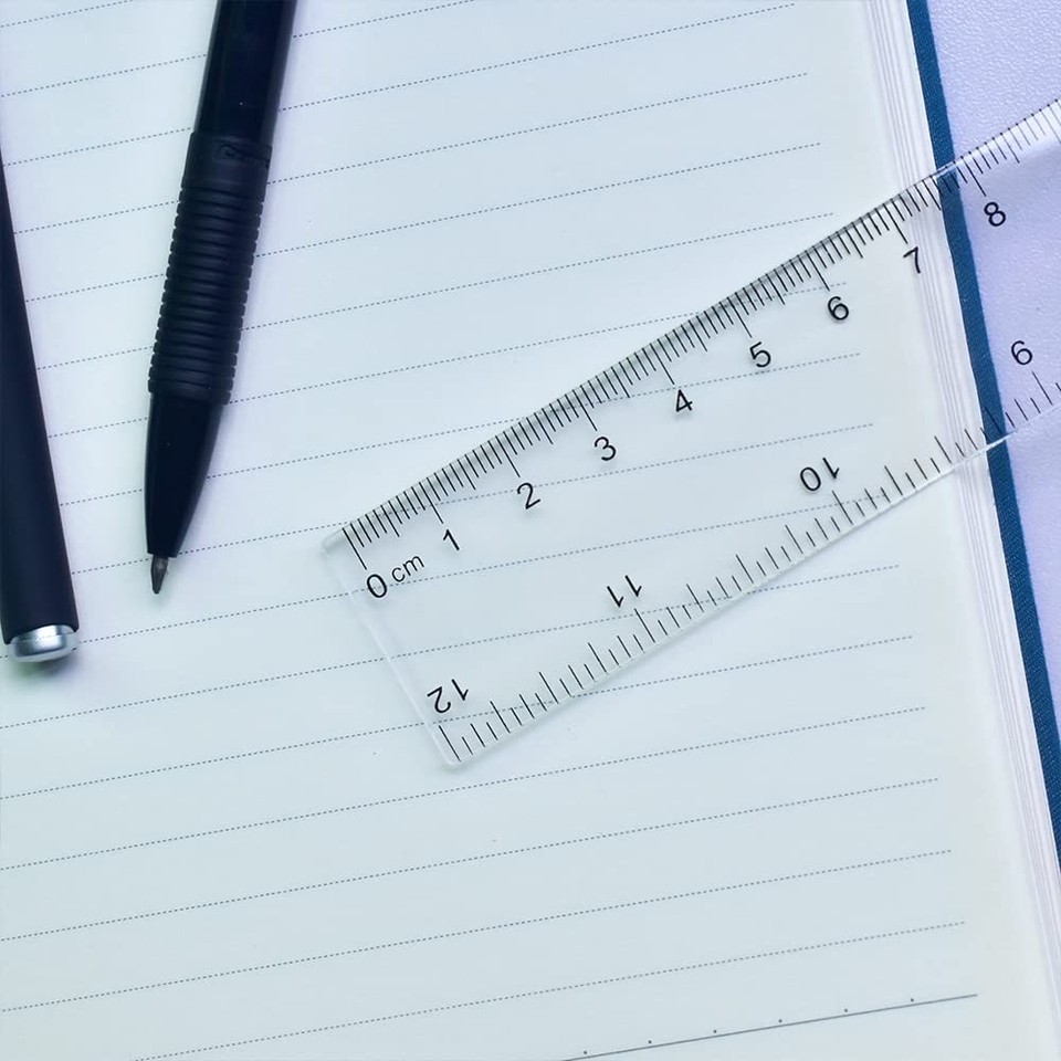 Color Transparent Ruler Plastic Rulers - Ruler 12 inch Kids Ruler | eBay