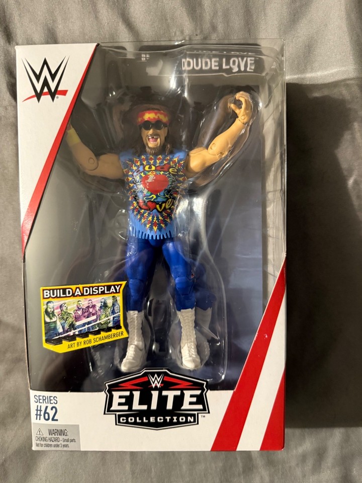 WWE Mattel Elite 62 Dude Love Mick Foley new in box defender case | eBay