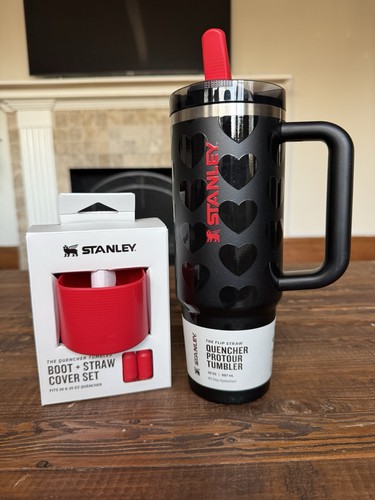 Stanley 30 Oz ProTour Black Hearts Valentines With Stanley Boot Chili ...