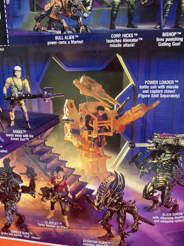 NEW KENNER 1992 Aliens ALIEN QUEEN With DEADLY CHEST HATCHLING ACTION ...