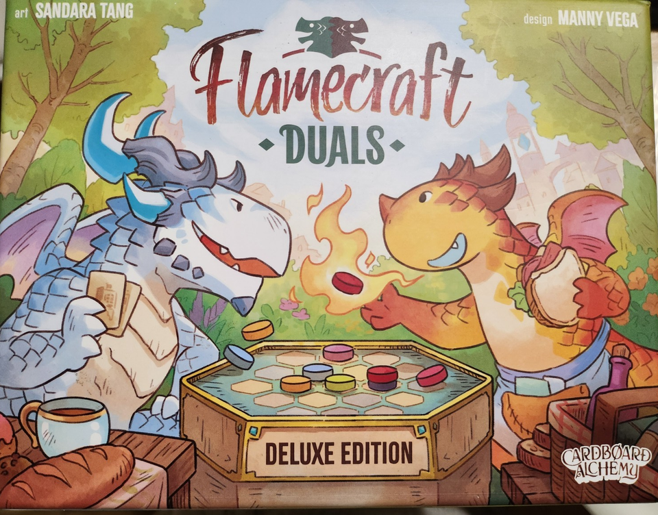 Kickstarter Flamecraft Duals EARTH SCALE Dragons of the Past card board ...