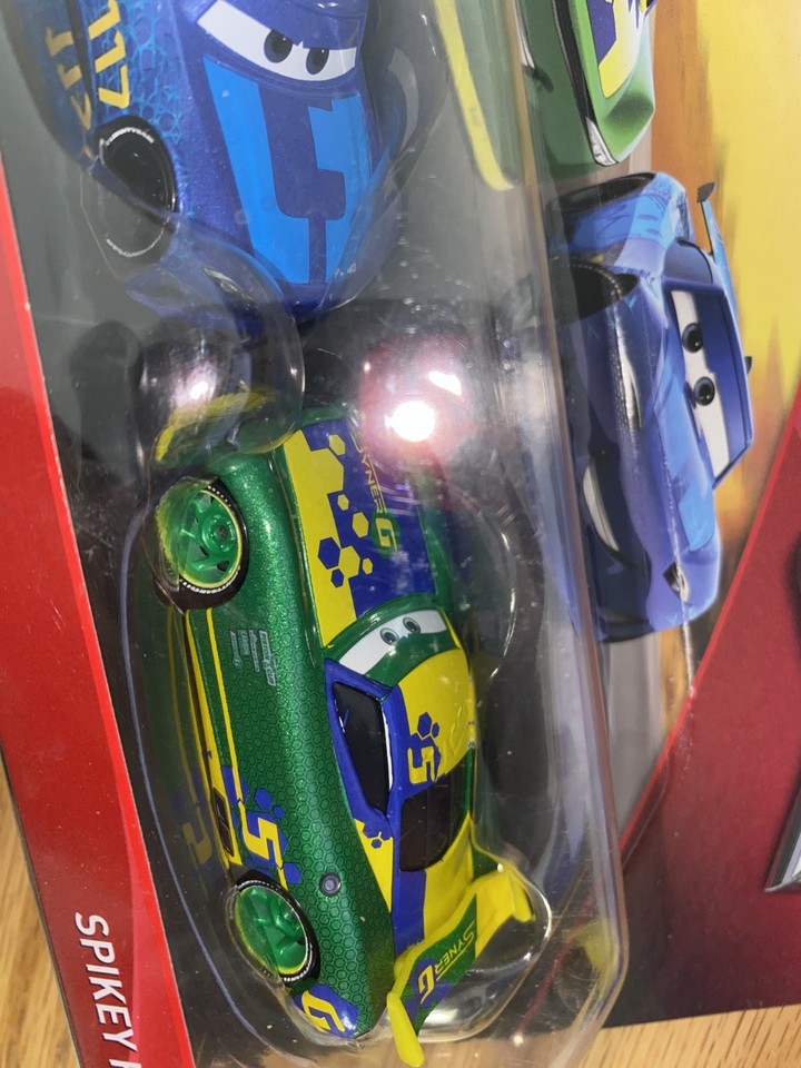 DISNEY PIXAR CARS. TWIN PACK "ERIC BRAKER " / " SPIKEY FILLUPS " | eBay