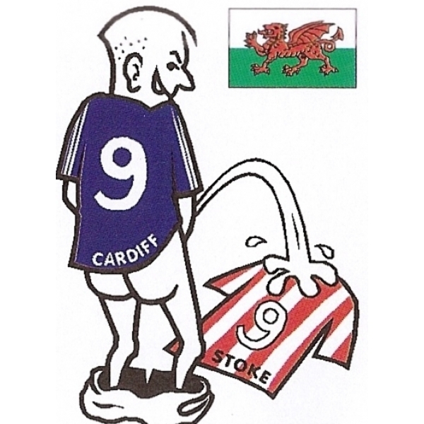 Football car sticker: wee~pee on your rival team shirt~Assorted teams ...