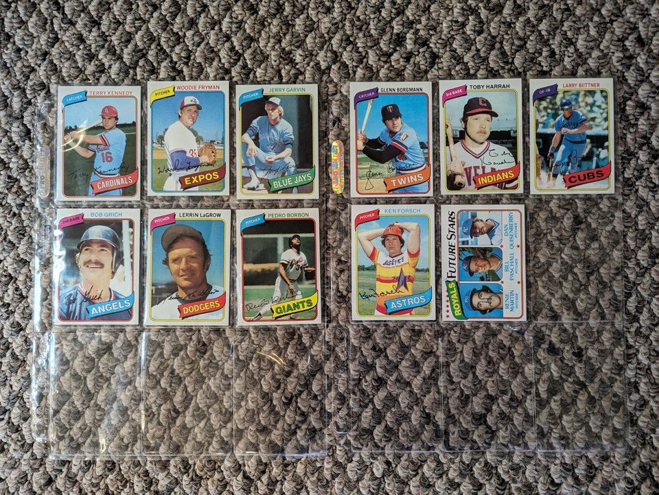 1980 Topps Baseball Complete Your Set #1-726 with Rookies | eBay