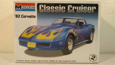 2010 Monogram '82 Corvette Chevrolet Chevy Classic Cruiser 1:24 Model ...
