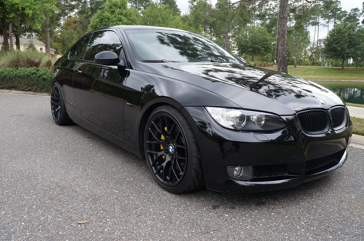 E90 Black Rims With Black