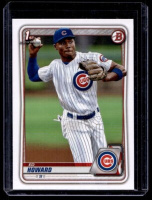 2020 Bowman Draft Ed Howard G2 Chicago Cubs #BD-98 | eBay