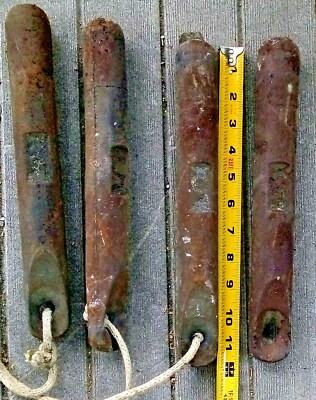 Windows, Sashes & Locks - Cast Iron Window Sash Weights Hardware