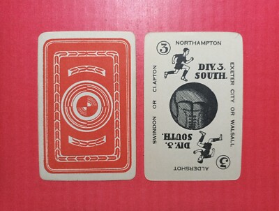 RARE RED BACK Poolette game card ALDERSHOT SWINDON LEYTON ORIENT EXETER ...