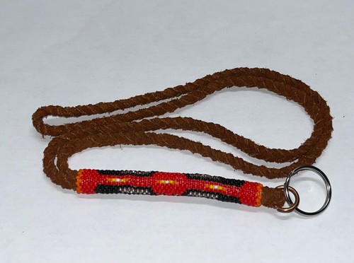 4 braided handmade seed beaded keychain tether | eBay