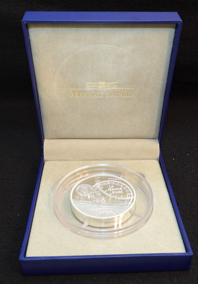 2012 50 Euro Monnaie De Paris Jeanne D'Arc .950 SILVER Proof Coin 20/ ...