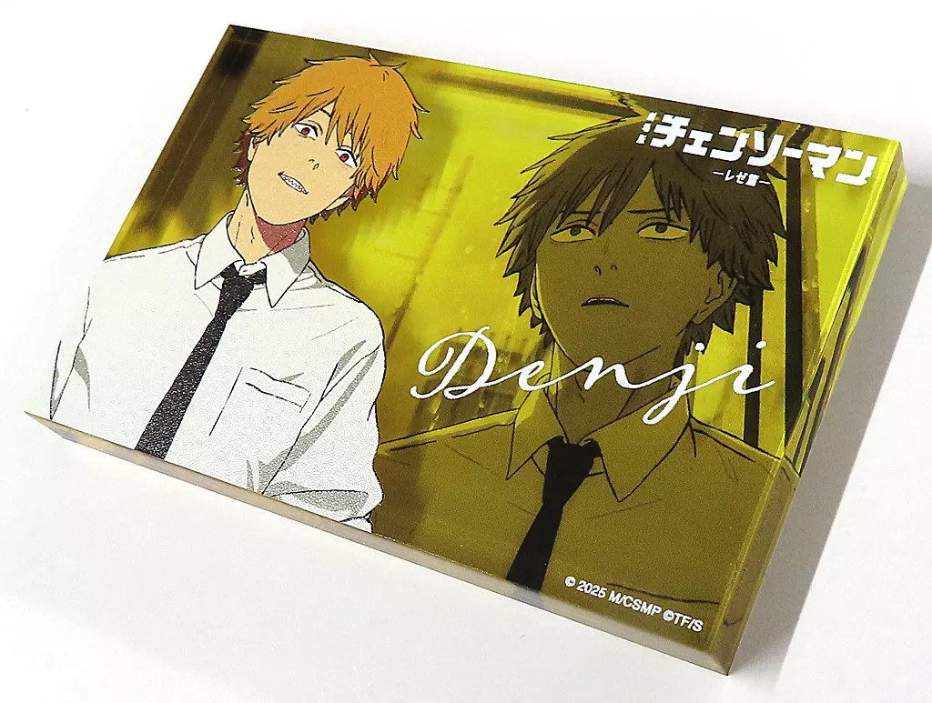 Chainsaw Man Denji Acrylic Stand Movie Reze Edition Anime Figure Panel ...