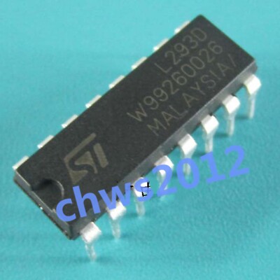 2Pcs Four-Channel Push-Pull L293D L293 Motor Drive Ic New | eBay
