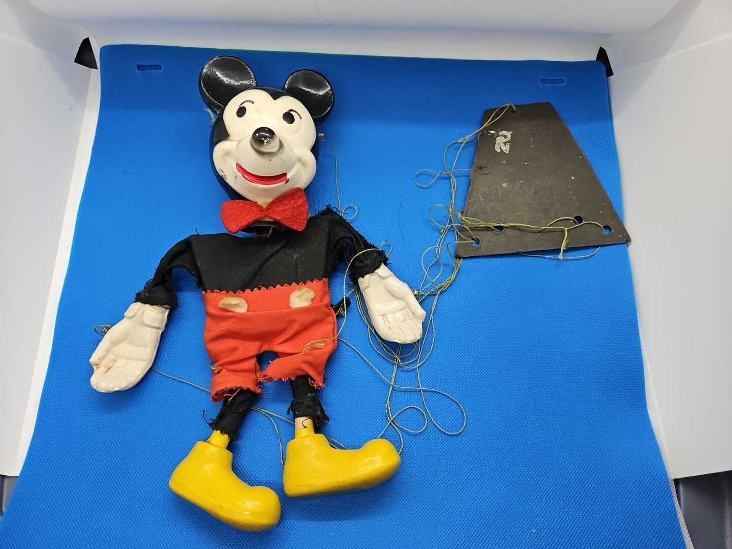 Antique 1930s Mickey Mouse Composition Marionette 12” Puppet | eBay