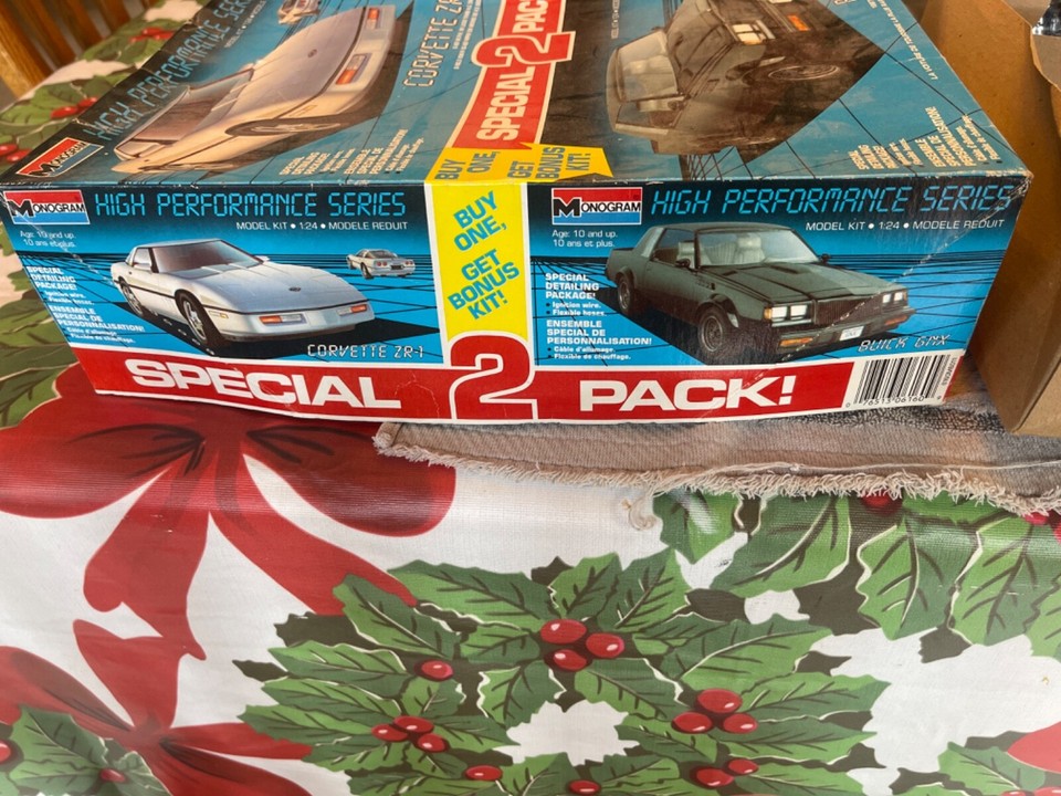 MONOGRAM 2 PACK MODEL KIT CORVETTE ZR1 BUICK GNX HIGH PERFORMANCE ...