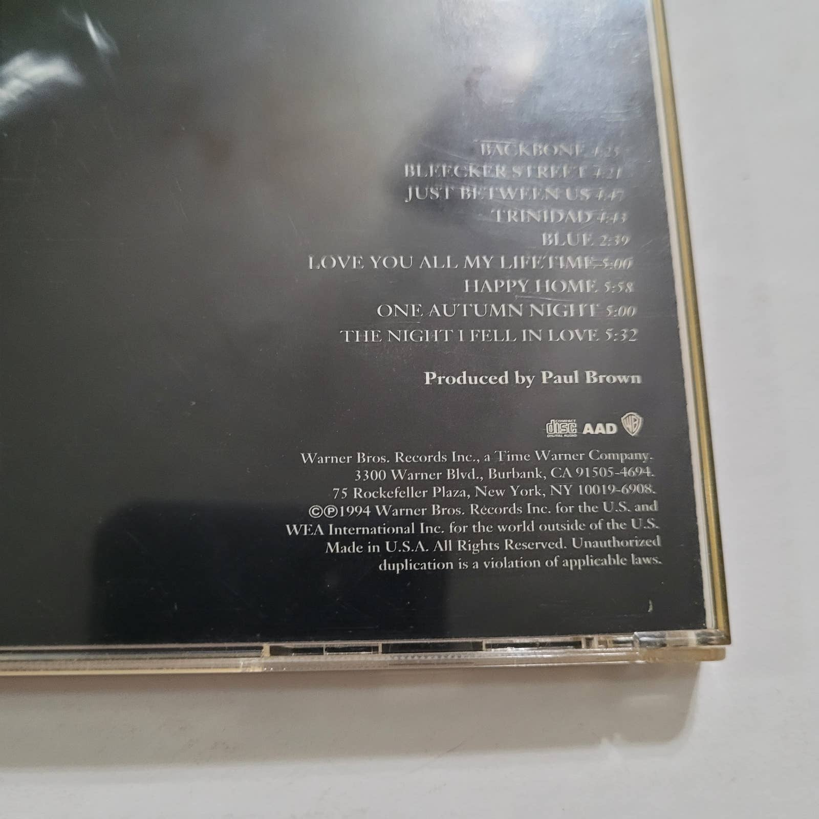 Boney James - Backbone (1994, CD, Warner Bros. Records) | eBay