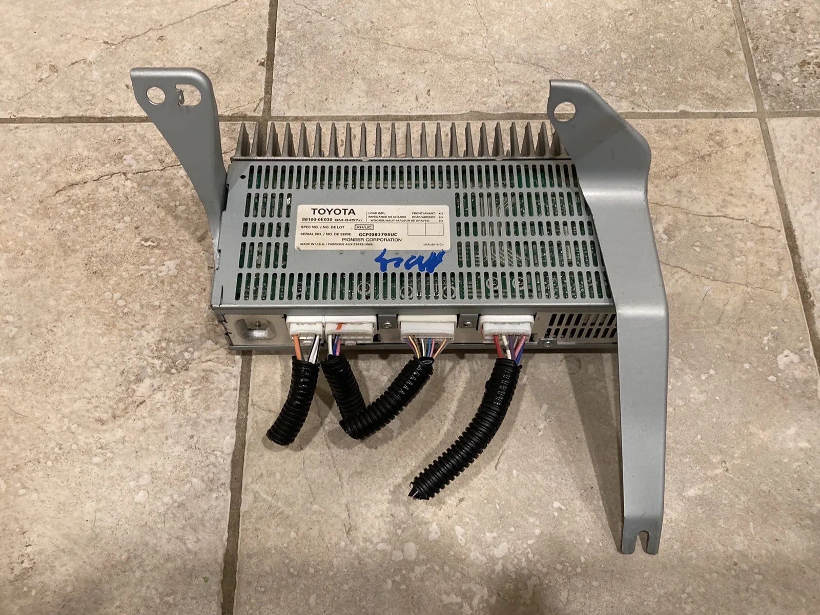 07-09 Lexus RX350 RX300 RX400 Pioneer Stereo Radio Amplifier Amp 86100 ...
