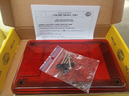 2361 - HELLA BRAND Jumbo-S LED Stop/Rear Position Lamp. | eBay Australia