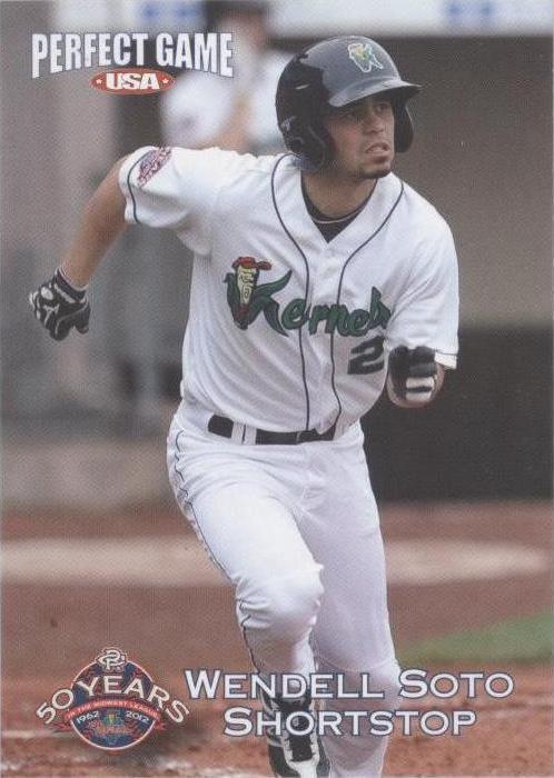 2012 Perfect Game USA Cedar Rapids Kernels - Wendell Soto #21 (RC) for ...