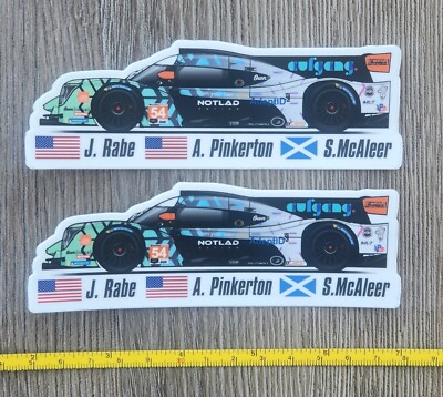 IMSA MLT Motorsports LMP3 Ligier Prototype stickers 5"x1.75" decals ...