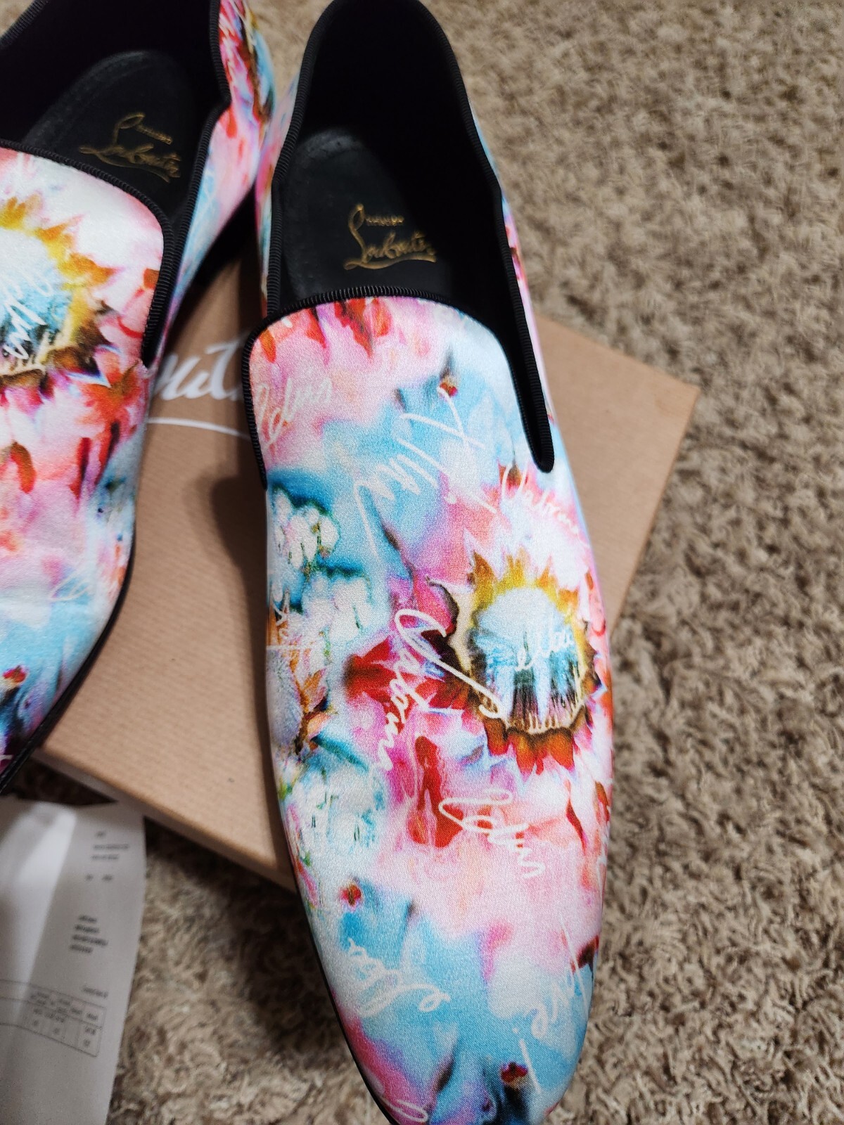 Christian Louboutin "Dandy Chick Orlato Flat" slip-on… - Gem