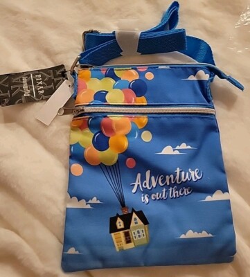 NWT LOUNGEFLY DISNEY Pixar Up Adventure Is Out There Crossbody NYLON ...