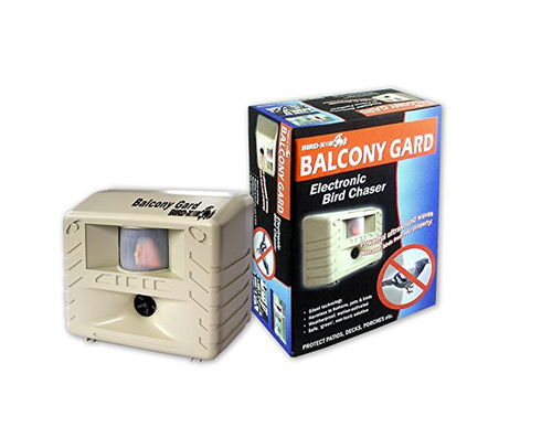 Bird-X Electronic Silent Bird Repeller Balcony Gard Repel Birds Pest ...