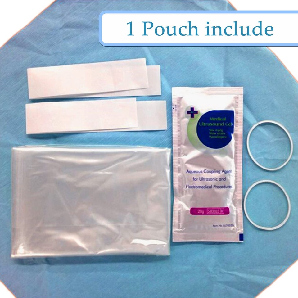 Ultrasound Probe Cover, Transducer Disposable Clear Latex-Free Sterile ...
