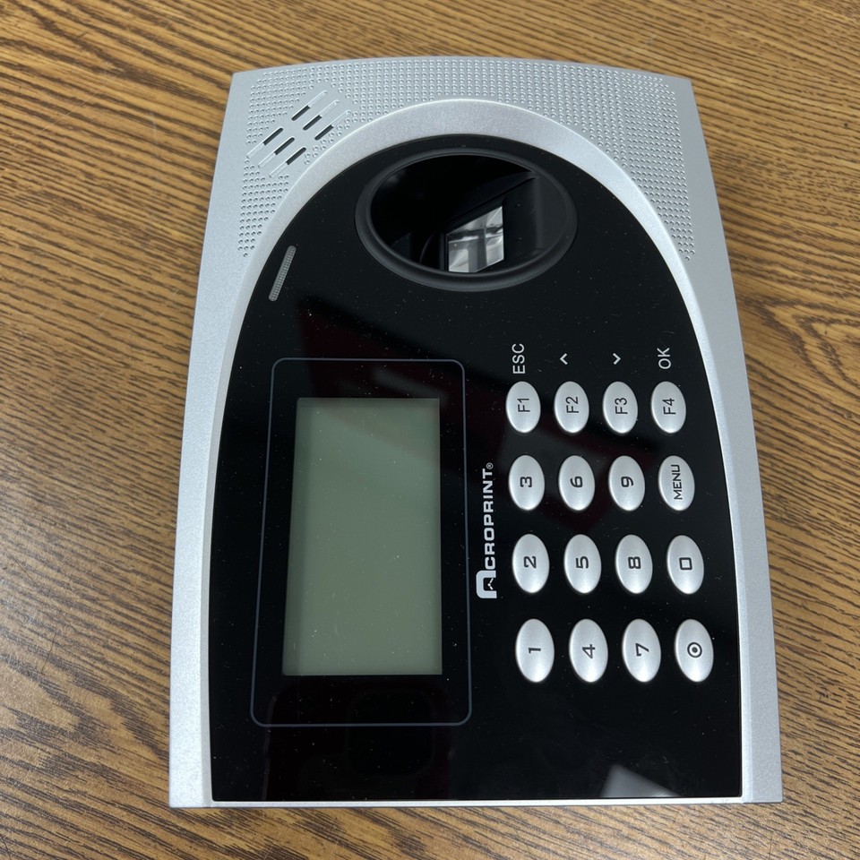 Acroprint TimeQplus biometric U600 fingerprint T&A Device 33297130020| eBay