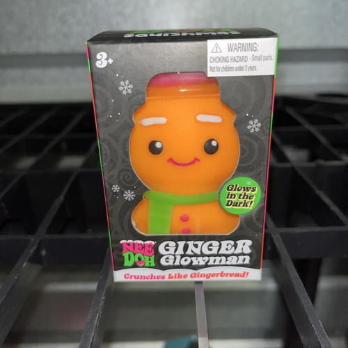 NeeDoh Squishmas Ginger Glowman Gingerbread Man Fidget Squeeze Toy ...
