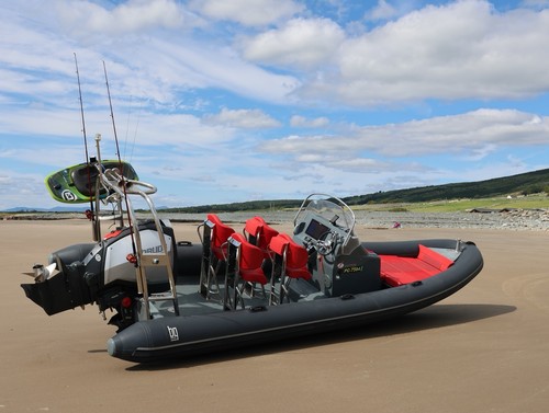 6.8m Shearwater Cutter Rib, 250HP V6 Evinrude G2 V6, Custom SBS Roller ...