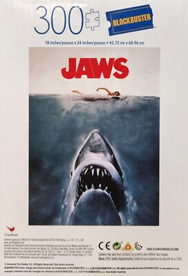 BlockBuster Jaws 300 Piece Puzzle - Sealed Box | eBay